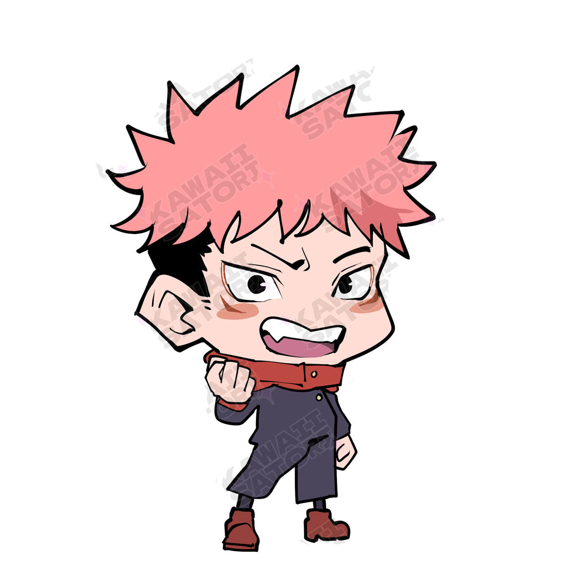 Cursed Vessel Sticker – Kawaii Satori