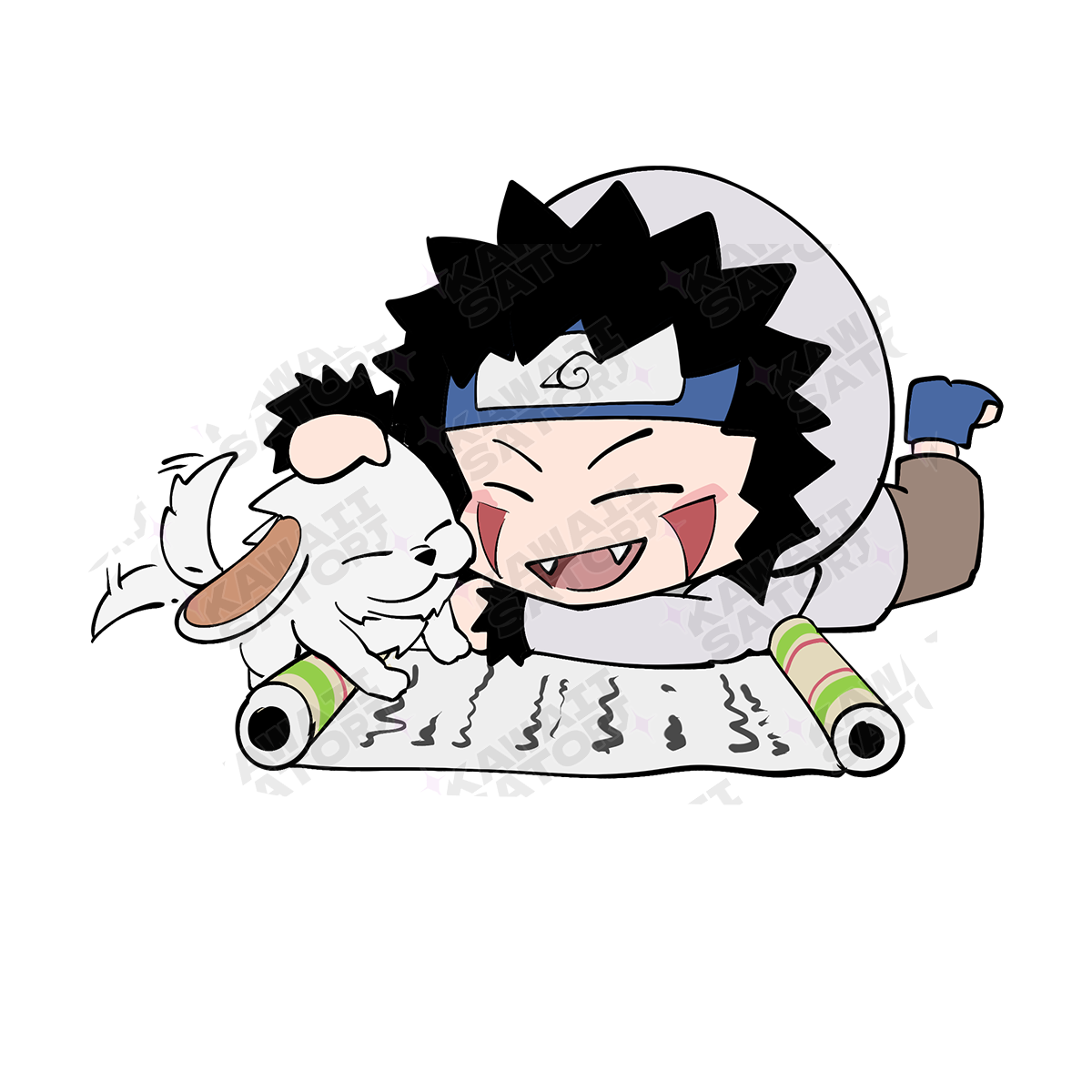 Fang over fang Sticker – Kawaii Satori